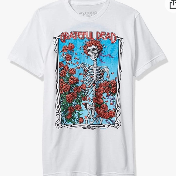 Tops | Grateful Dead Bertha Wheel And Roses Tee Size S | Poshmark